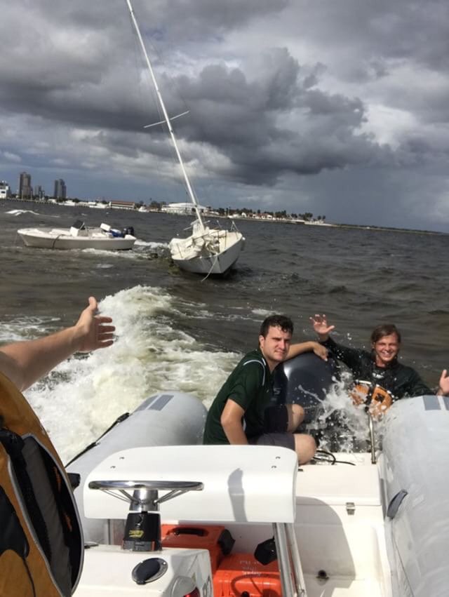 Waterfront staff rescue stranded sailboat – The Crow's Nest